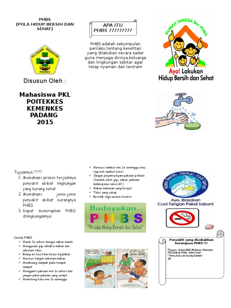 Leaflet PHBS