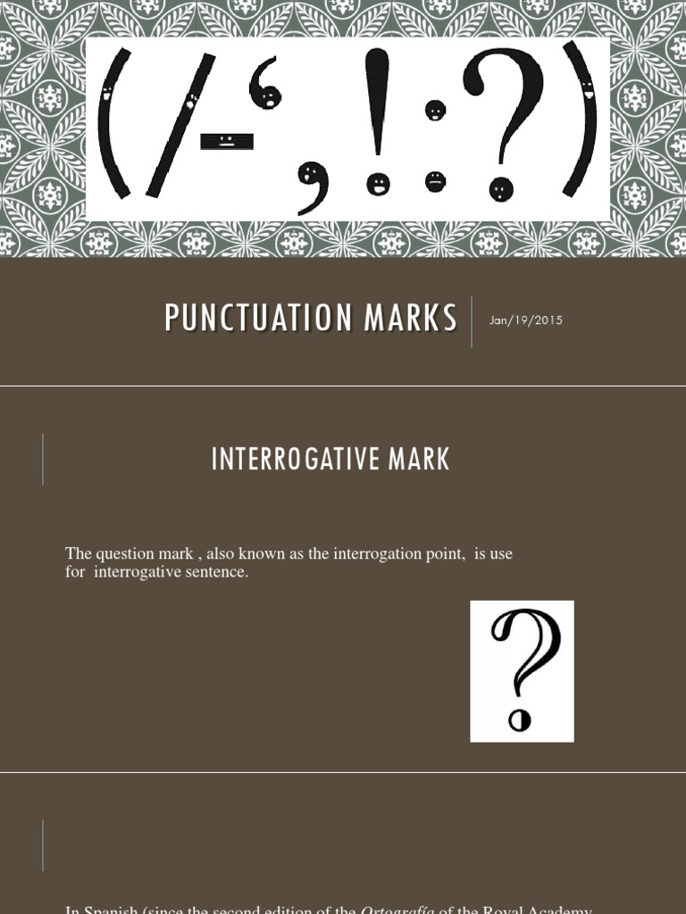 Punctuation Marks | PDF | Text | Orthography