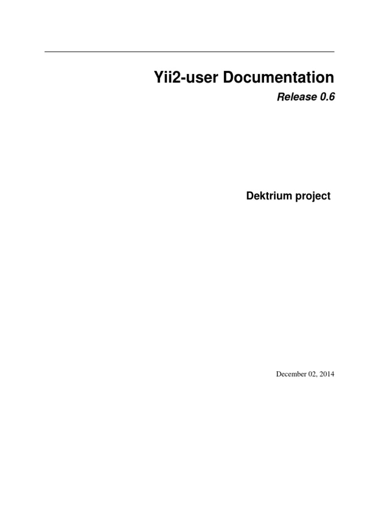 Yii2-User, Manual Del Modulo Yii2 User Del Yii2 Framework | PDF | User (Computing) | Password