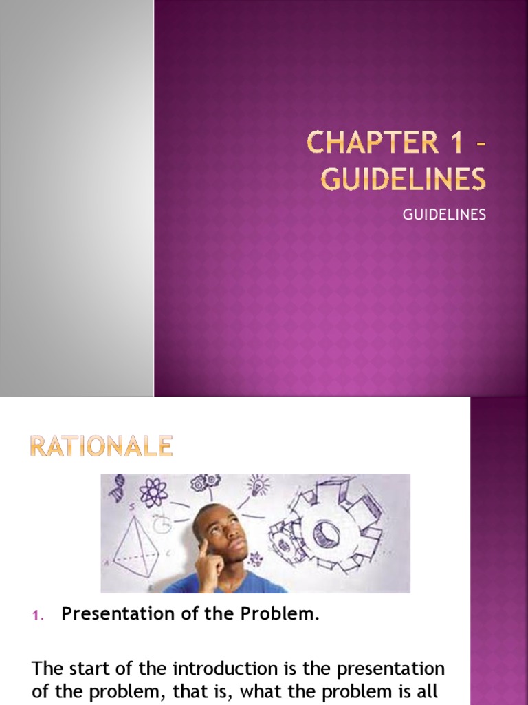 Chapter 1 - Rationale, Research Impediments PDF | Download Free PDF ...