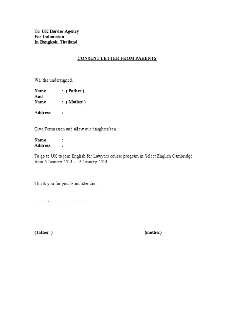 Consent Letter | PDF