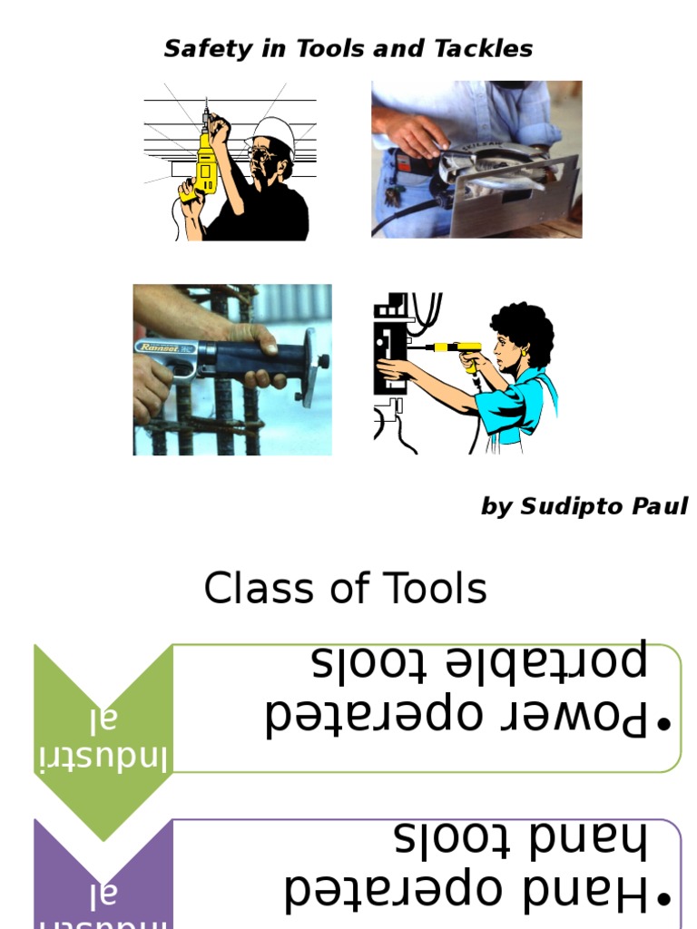 Safety in Tools, Tackles and Material Handling | PDF | Rope | Personal ...