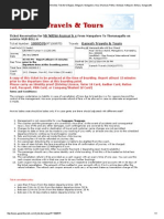 Bus Ticket Format in Word | PDF