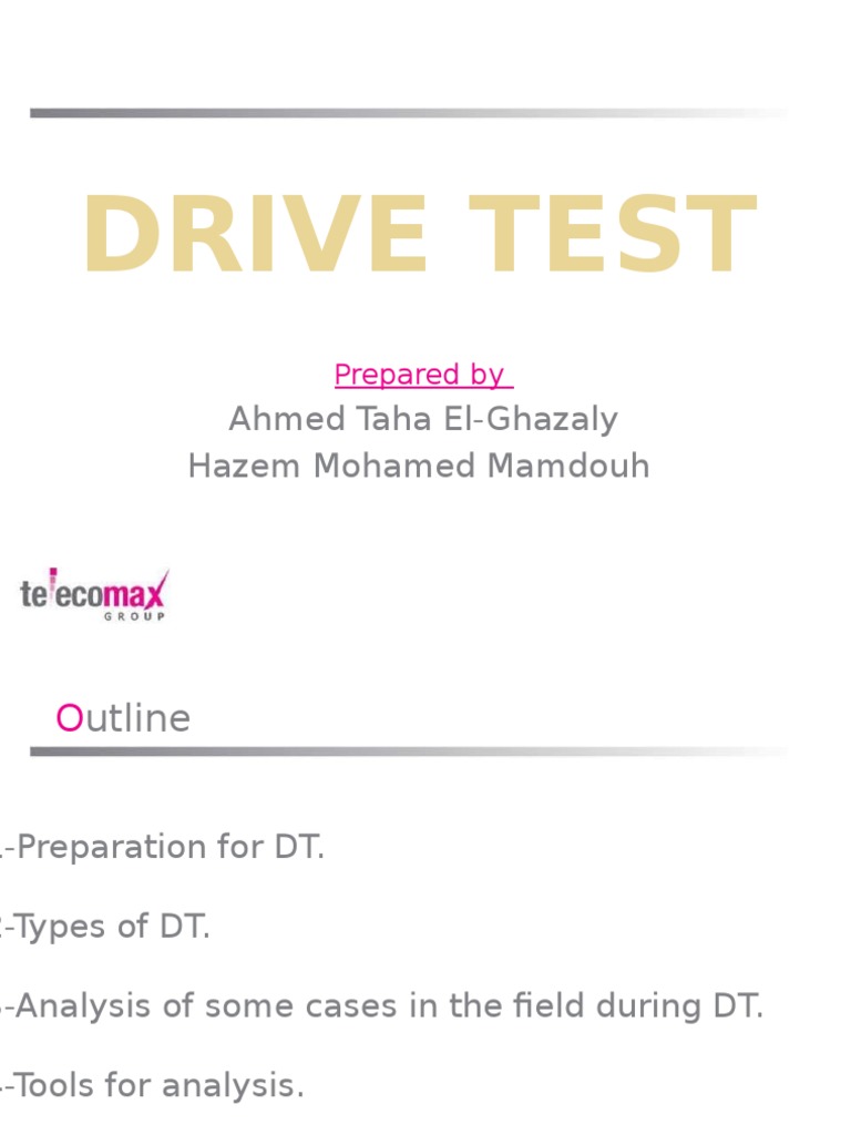 LTE Drive Testing PowerPoint | PDF | General Packet Radio Service ...