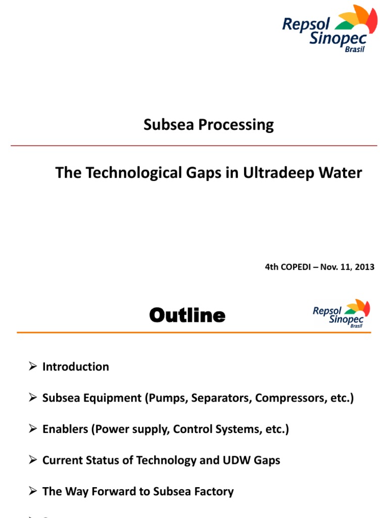 Subsea Processing | PDF | Subsea (Technology) | Offshore Drilling
