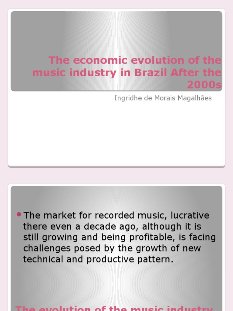 The Economic Evolution of The Music Industry in | PDF | Music Industry ...