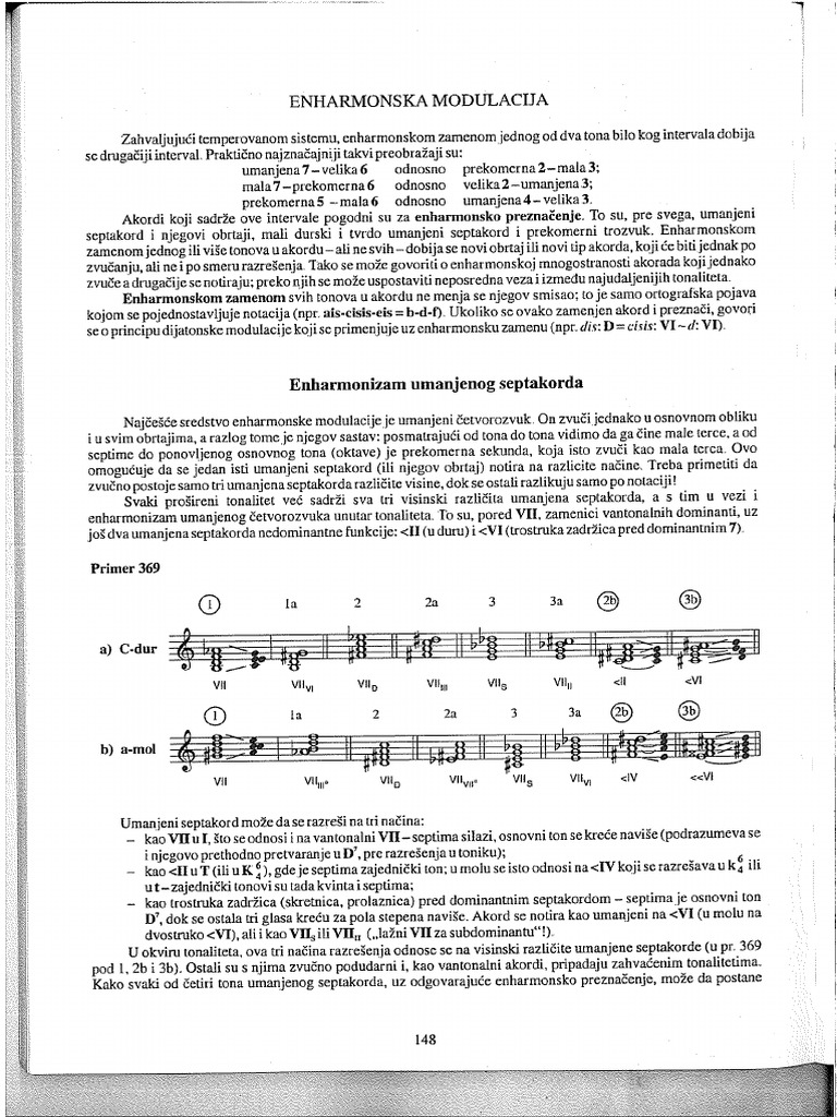 Mirjana Zivkovic - Modulacije (Harmonija) | PDF