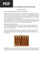 Backgammon Rules | PDF | Tabletop Games | Gaming
