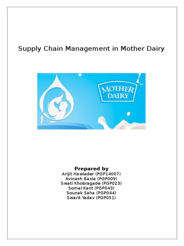 Mother Dairy | PDF | Packaging And Labeling | Dairy