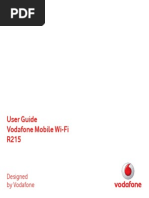 Vodafone Mobile Wi-Fi R217: User Manual | PDF | Wi Fi | Ip Address