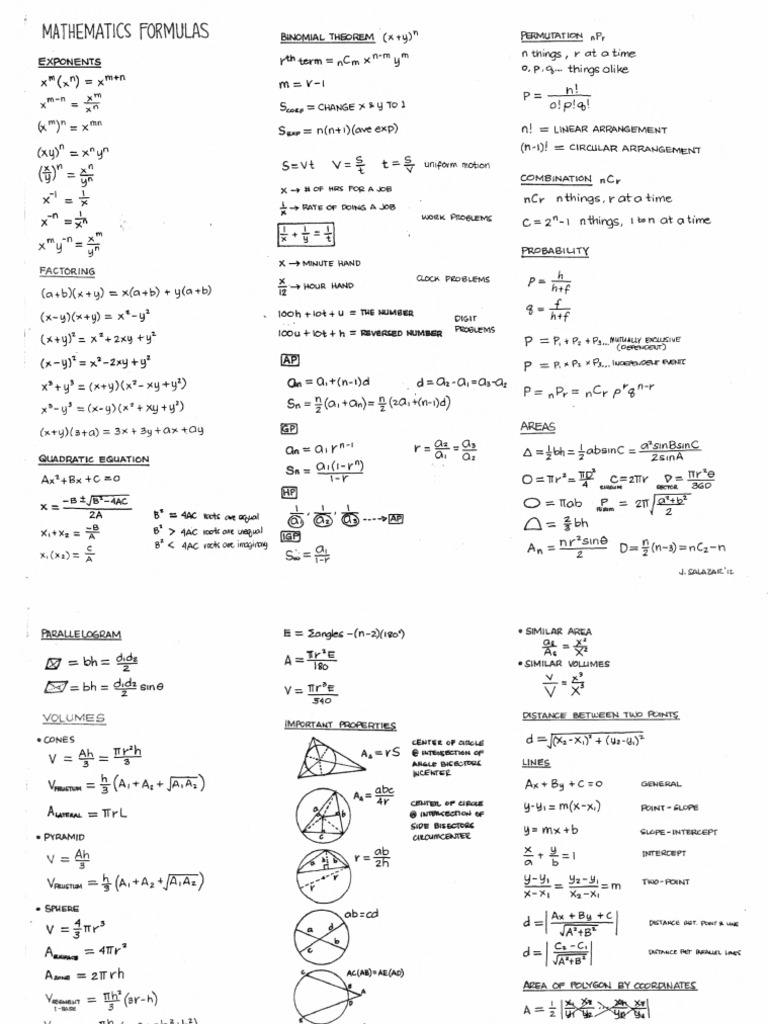 Common Formulas In Civil Engineering PDF Mechanics Continuum