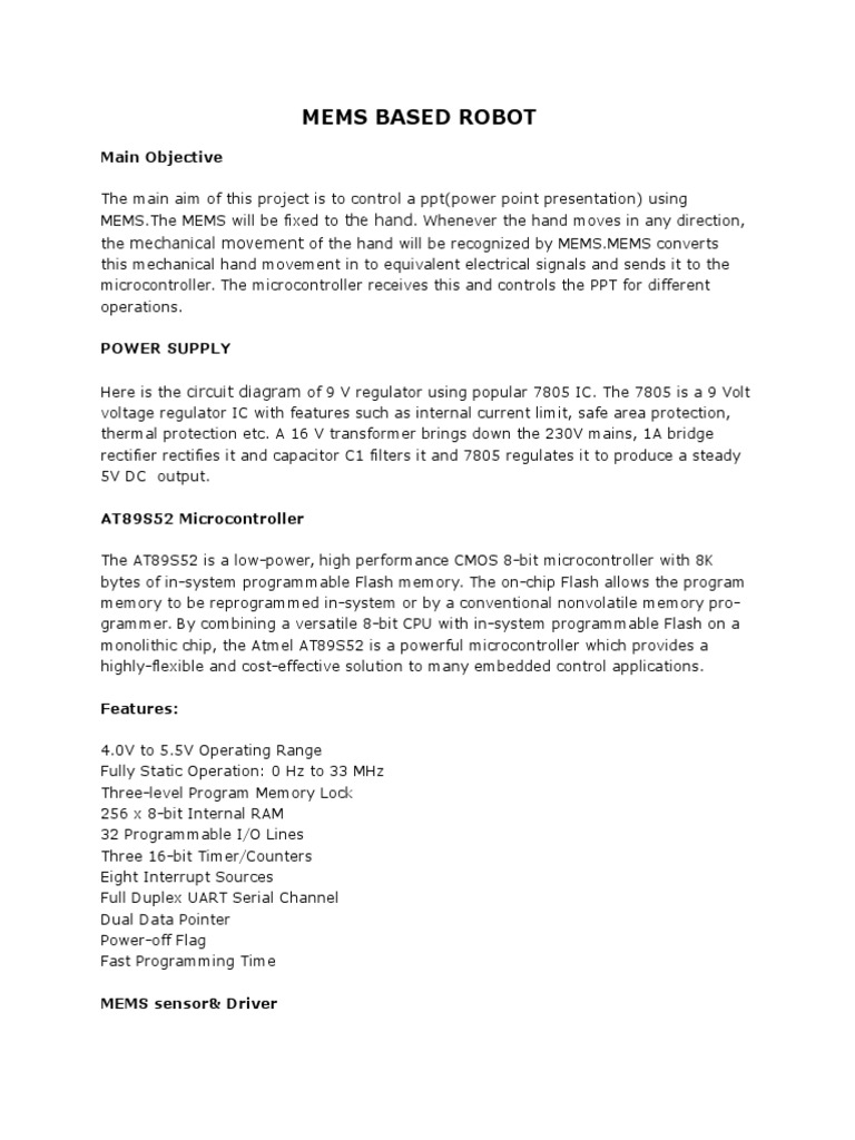 Controlling a Presentation Through Hand Gestures Using MEMS Sensors and ...