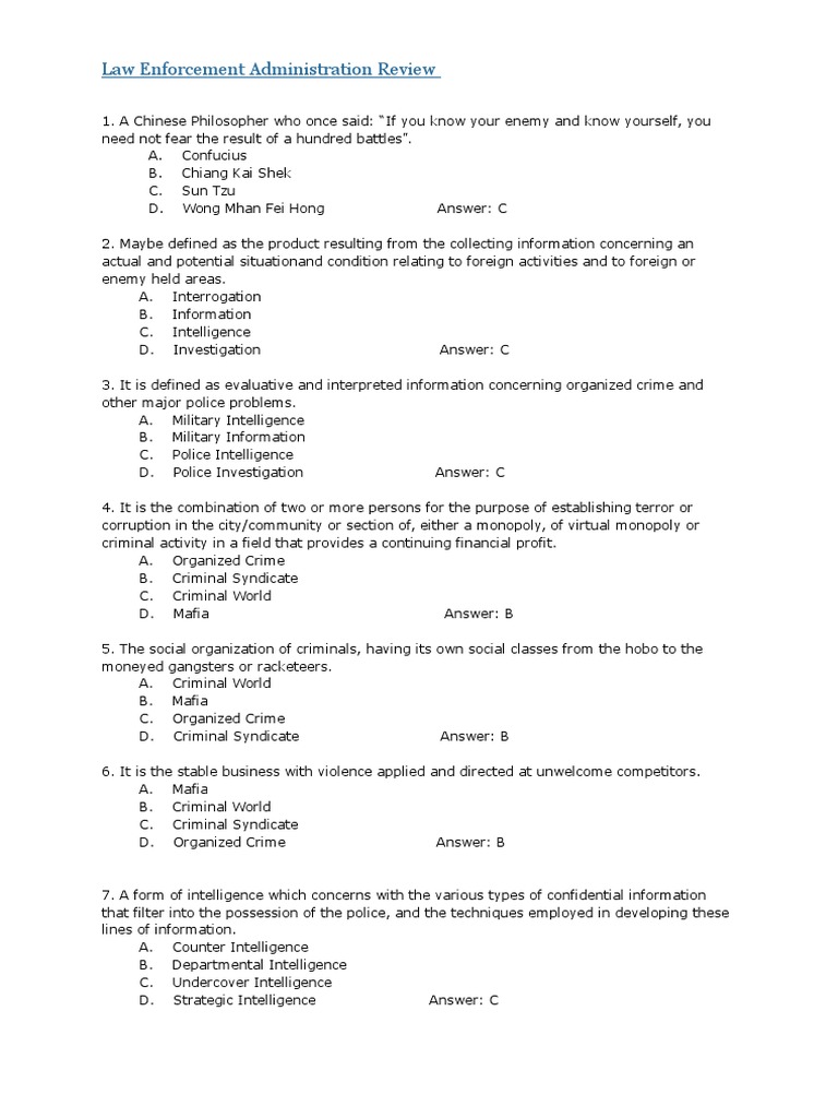 Law Enforcement Administration Review | PDF | Police | Cryptography