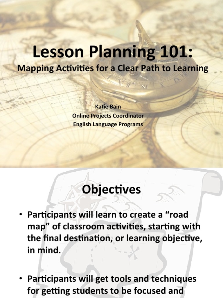 Mapping Activities For A Clear Path To Learning | PDF | Rubric ...