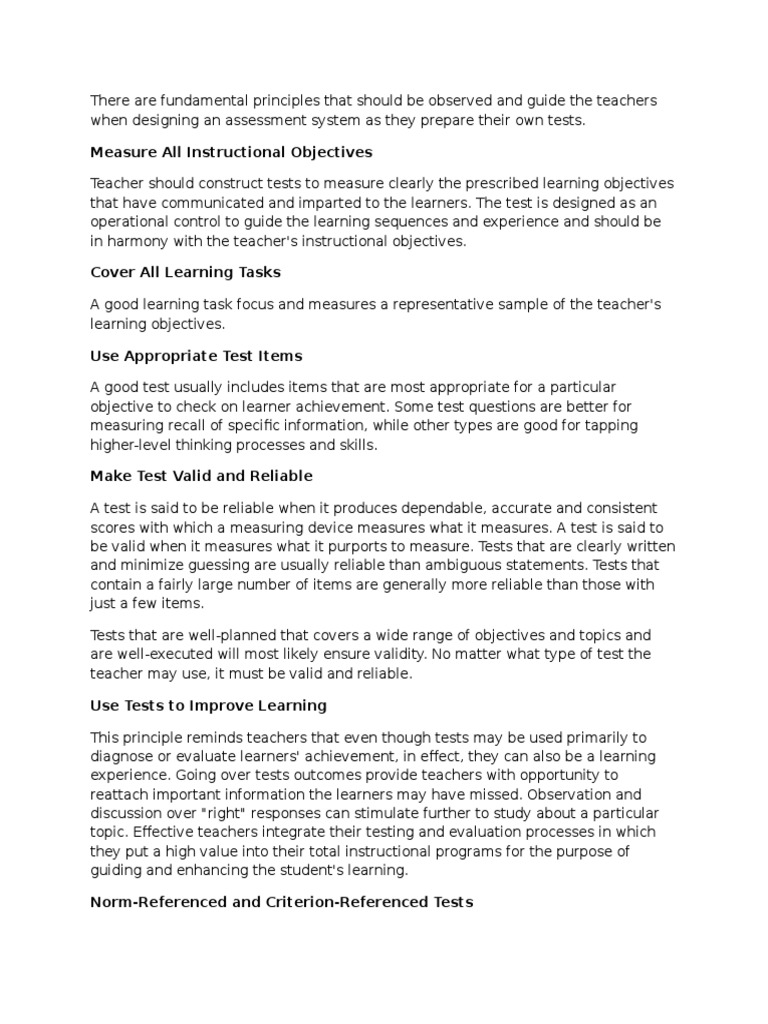 Measure All Instructional Objectives | PDF | Neuropsychology | Learning