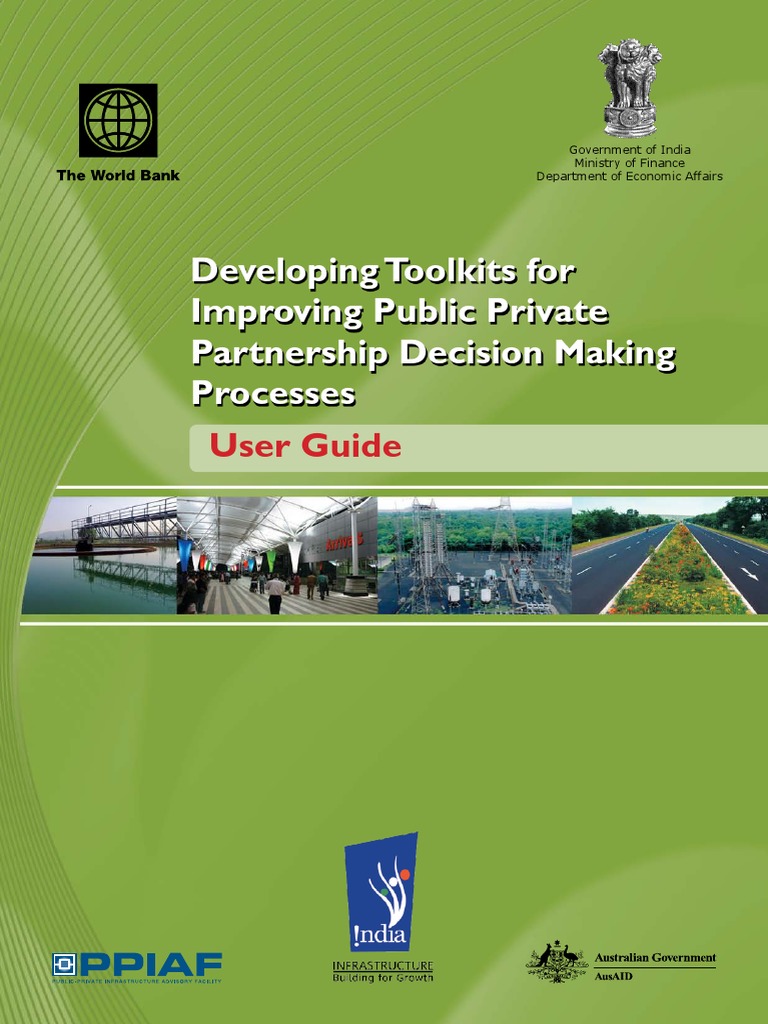 PPP Toolkit User Guide | PDF | Public–Private Partnership | Business