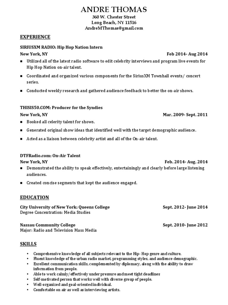 Andre Resume | PDF