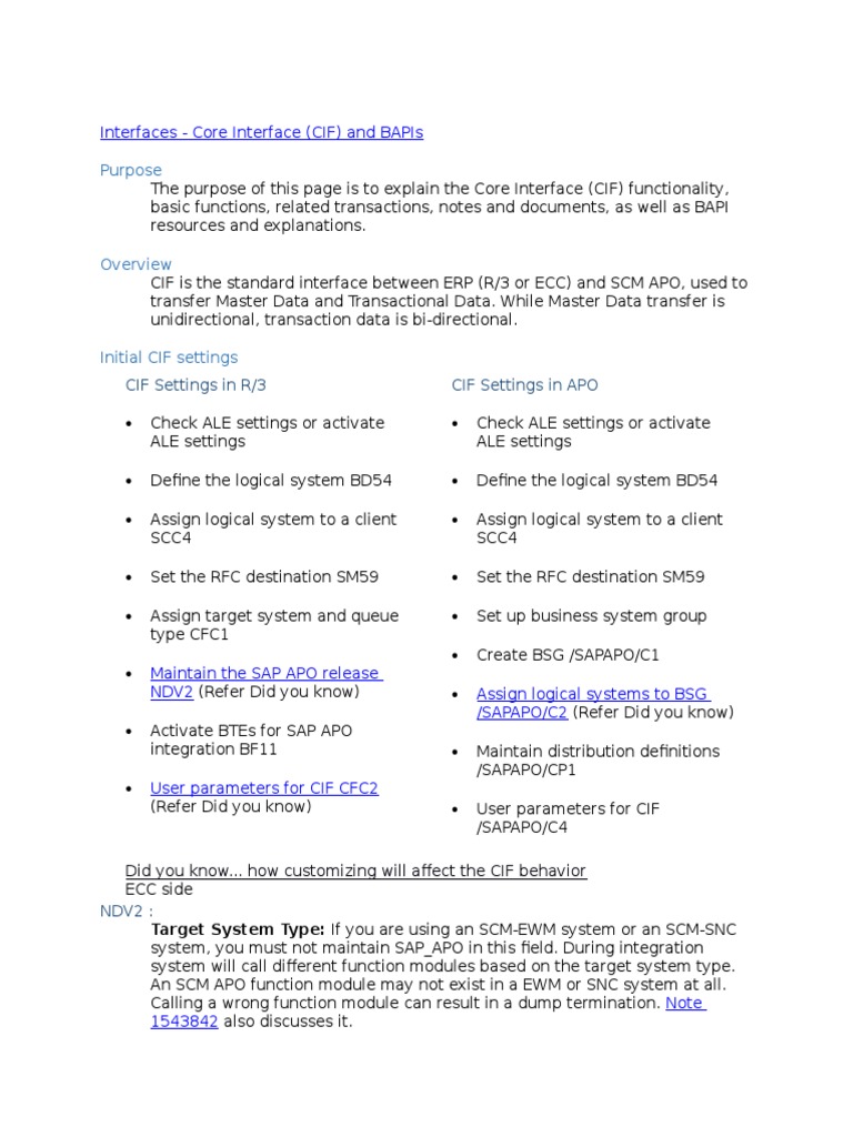 CIF Must Read | PDF | Interface (Computing) | Computer Engineering