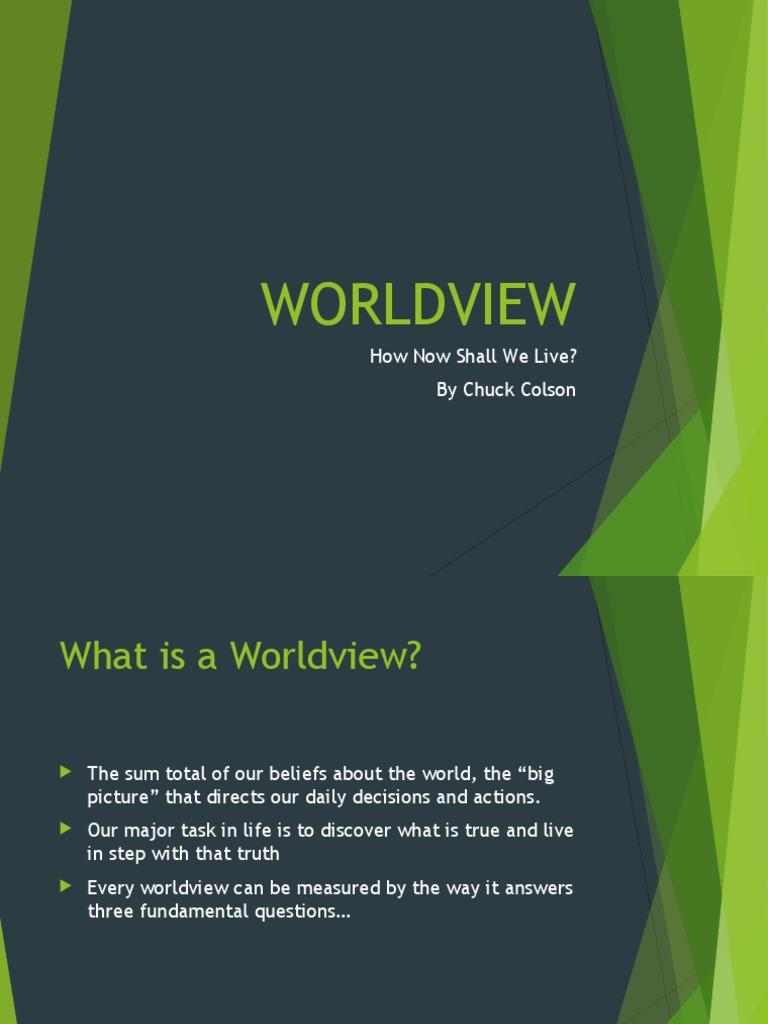 Worldview Colson | PDF | World View | Objectivity (Philosophy)