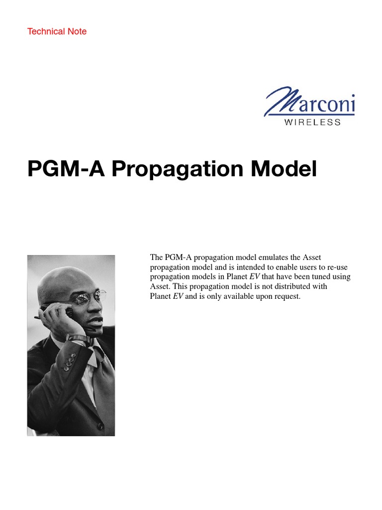 PGM-A Technical Notes PDF | PDF | Radio Propagation | Metadata