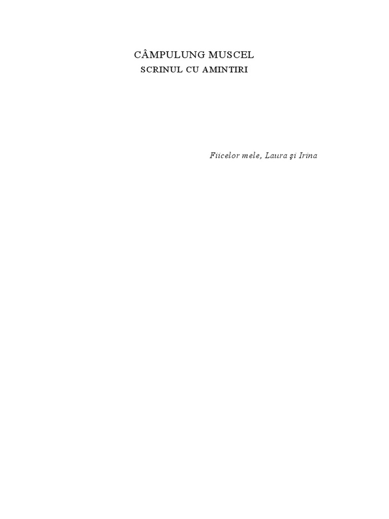 Scrinul Cu Amintiri | PDF