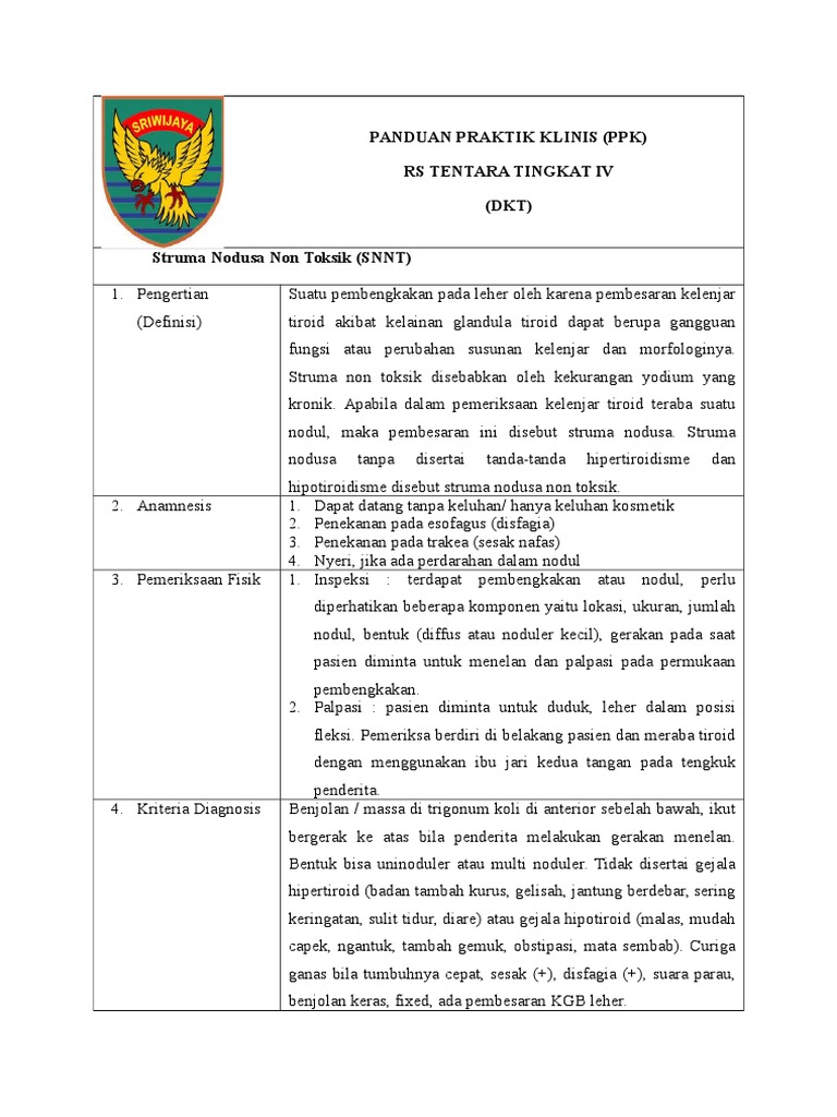 Struma Nodusa Non Toksik | PDF