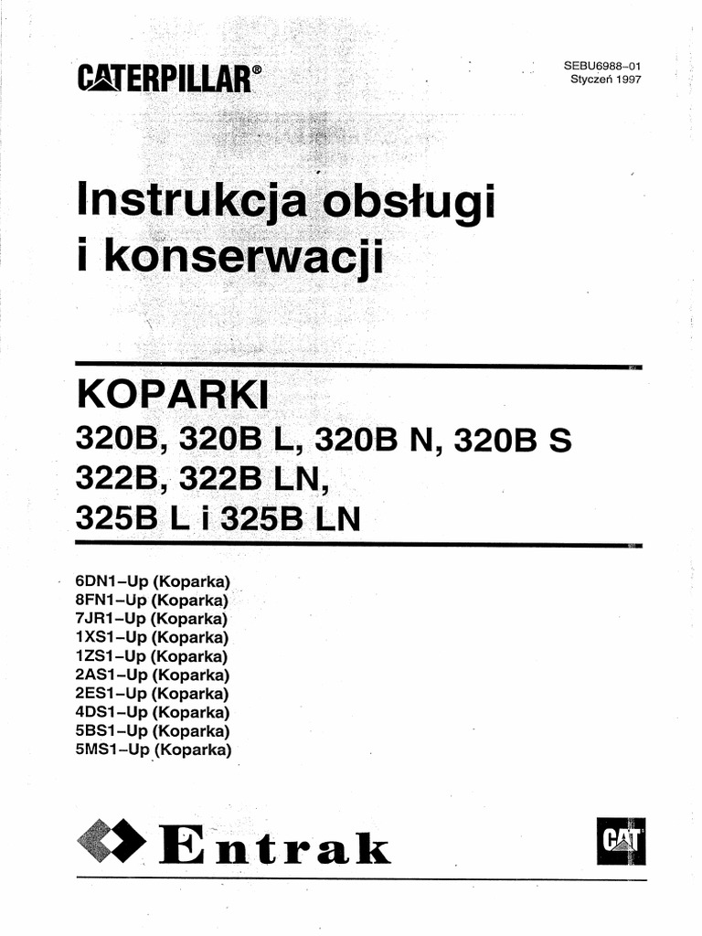 320B, 320BL, 320BN 320BS, 322B, 322BLN, 325BL, 325LN PDF | PDF