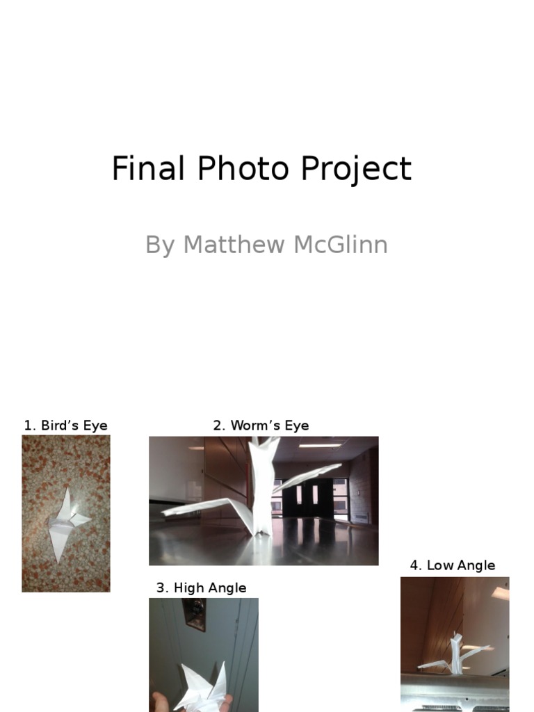 Photography Angles and Techniques Guide | PDF | Teaching Methods ...