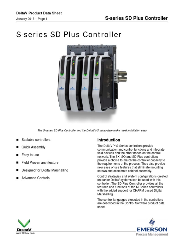 PDS S-Series SD Plus Controller | PDF | Input/Output | Scalability