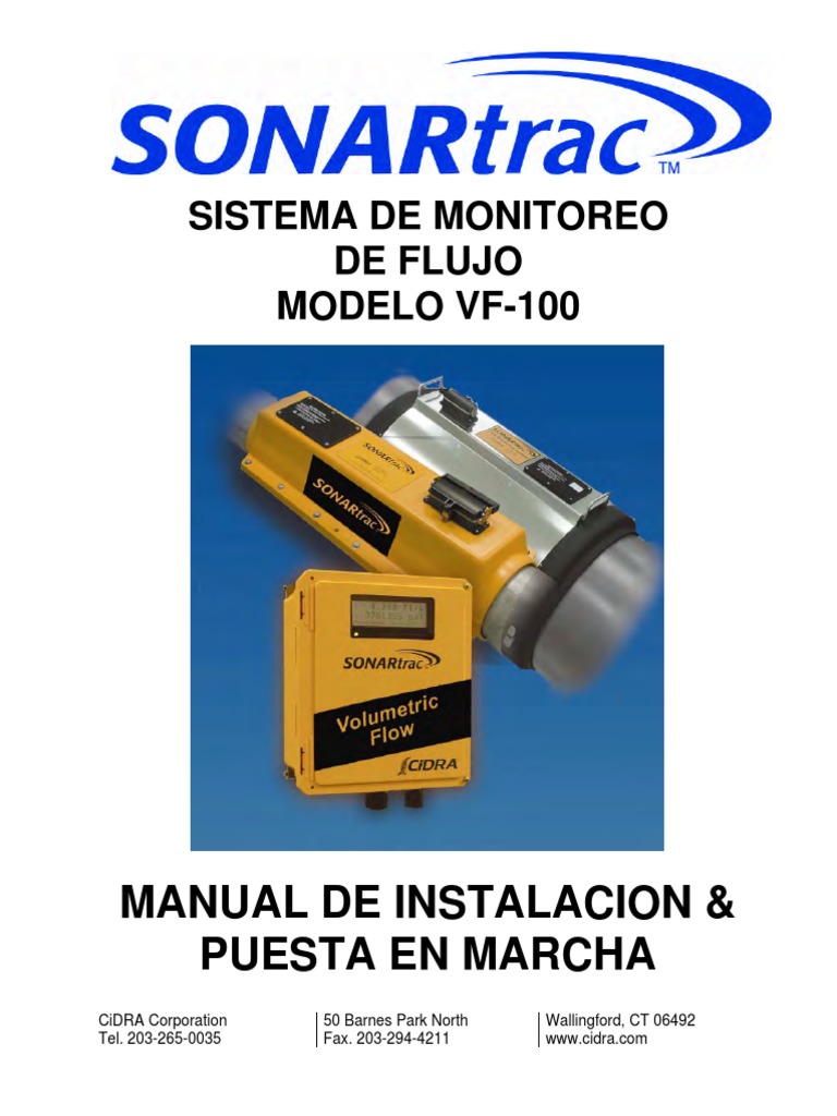 Sistema de Monitoreo de Flujo-SONARtrac | PDF | Tubería (transporte de ...