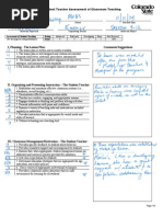 Star Observation Tool | PDF | Classroom Management | Teachers