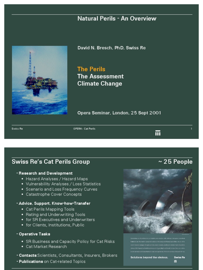 Natural Perils and Climate Change Risks | PDF | Tropical Cyclones | El Niño