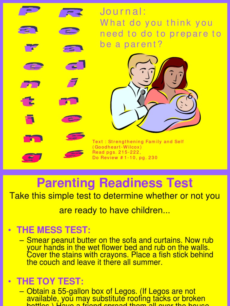 Parenting 1 Parenting Readiness Powerpoint | PDF | Parenting ...