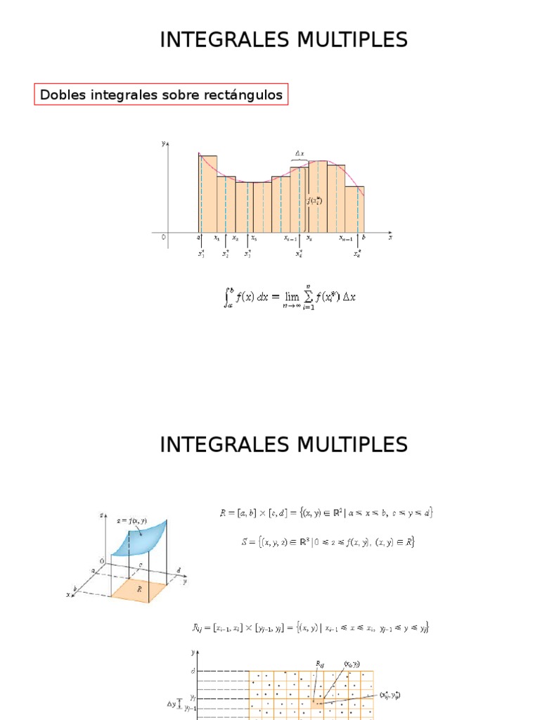 Integrales Multiples | PDF