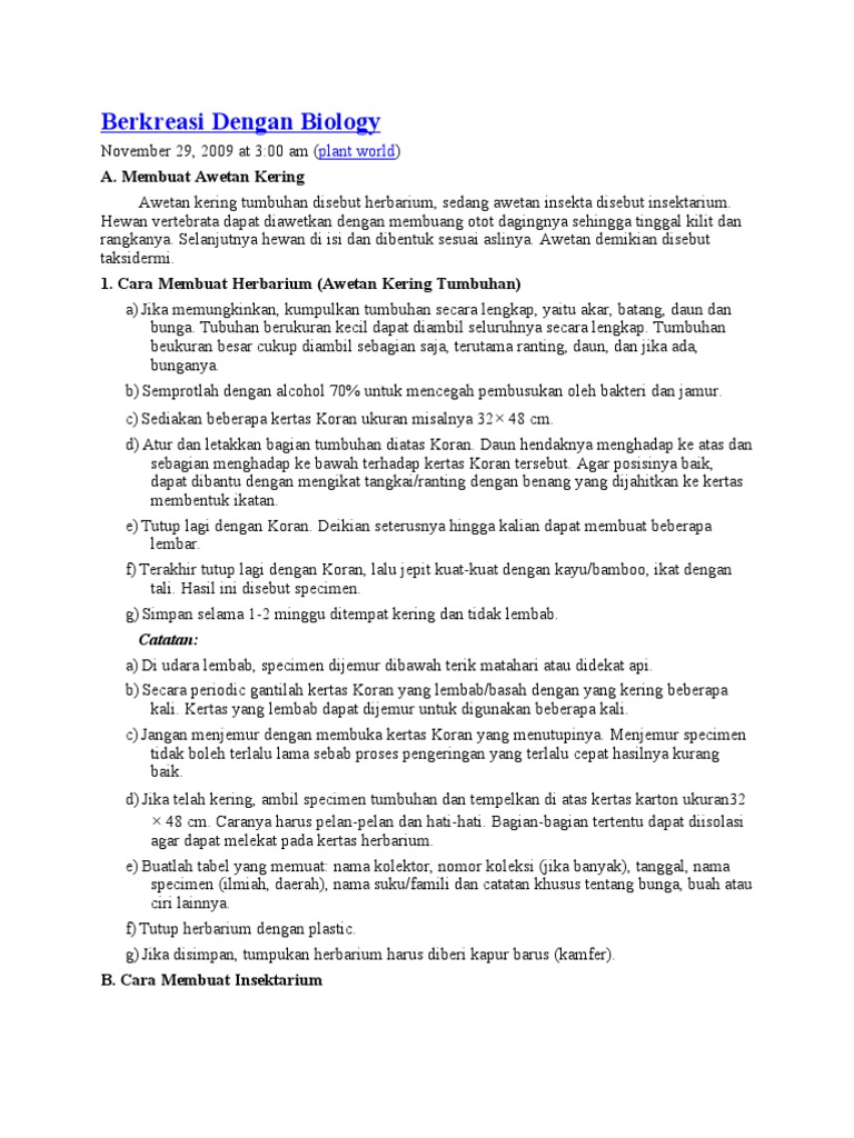 Awetan Kering | PDF