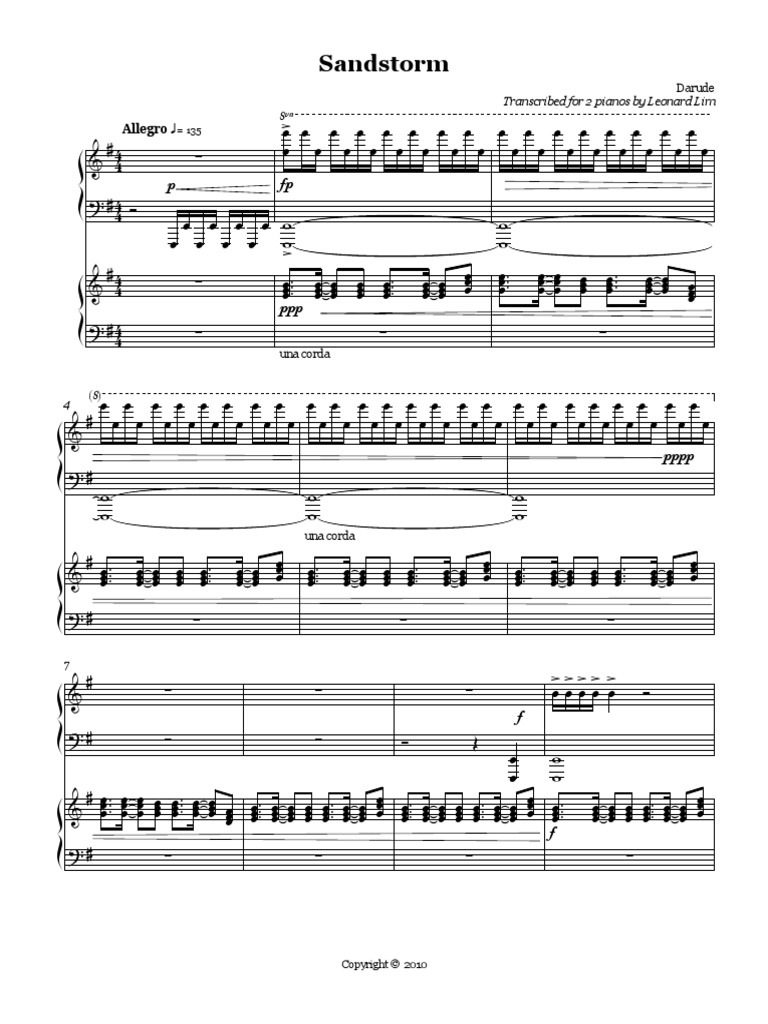 Darude - Sandstorm | PDF | European Music | Music Industry