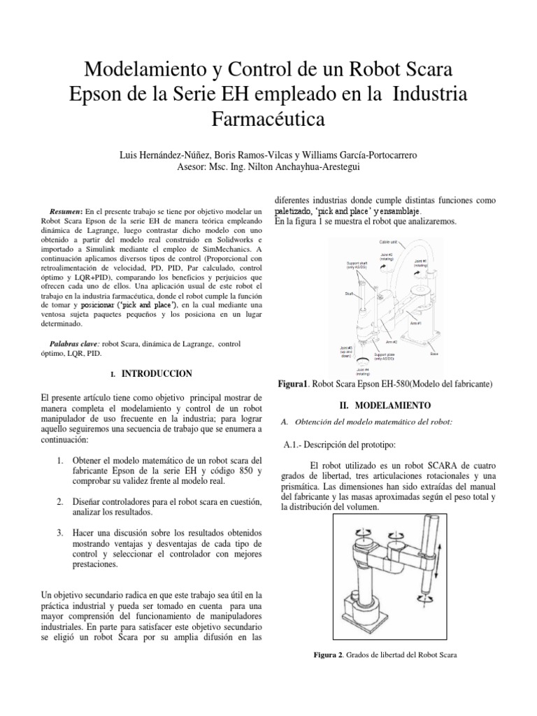 Control Robot Scara | PDF | Robot | Robótica
