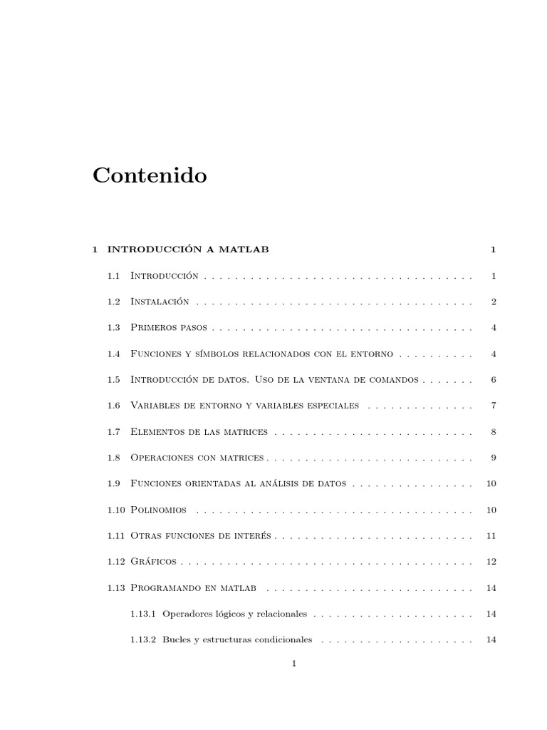 Matlab Tutorial | PDF