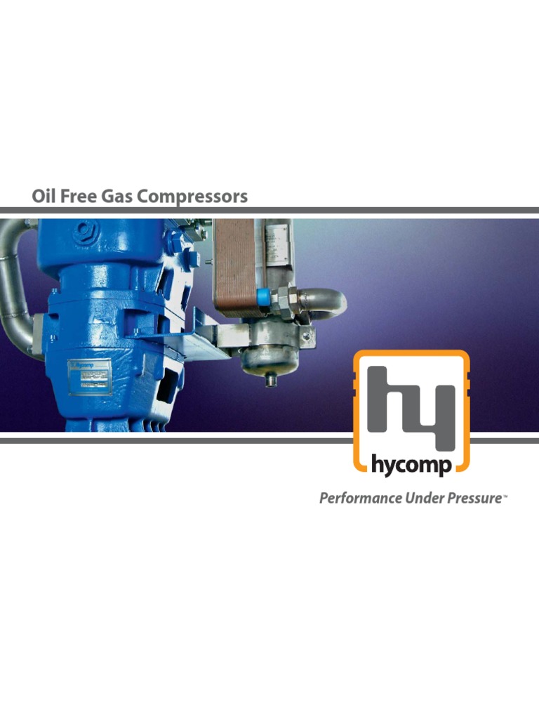 Hycomp Gas Compressors | PDF | Piston | Gas Compressor