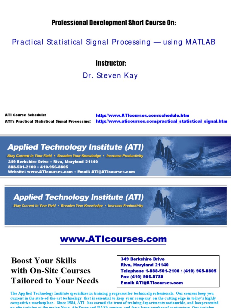 Practical Signal Processing | PDF | Normal Distribution | Estimation Theory
