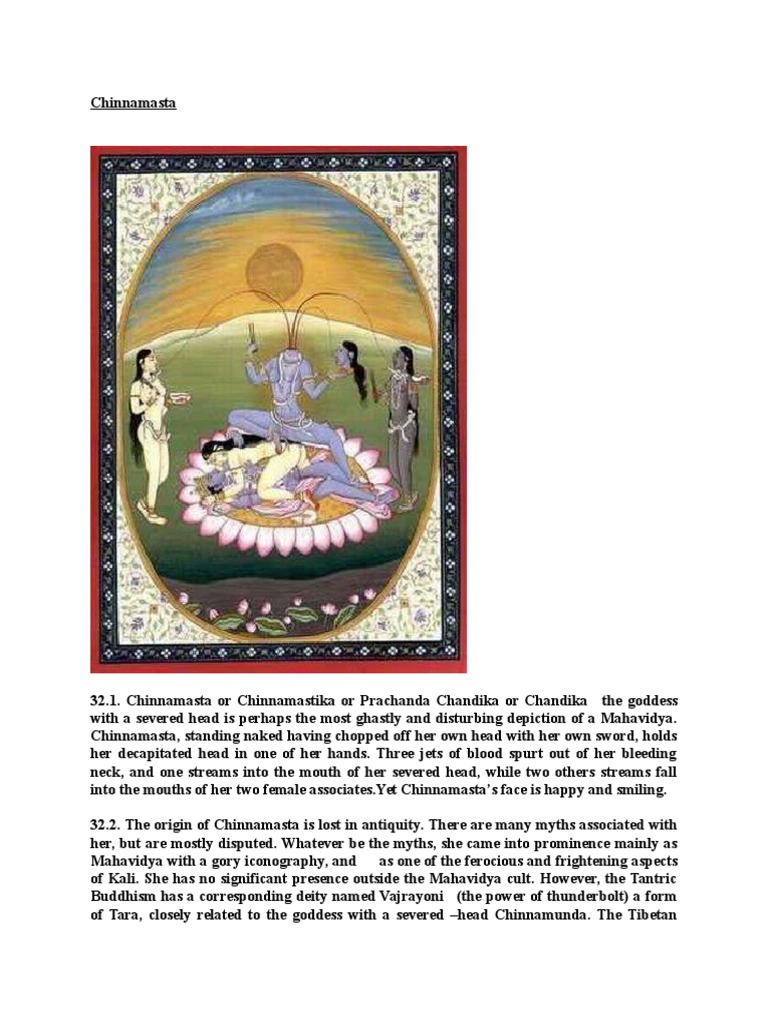 Chinnamasta Maa Sadhana | PDF | Indian Religions | Tantra