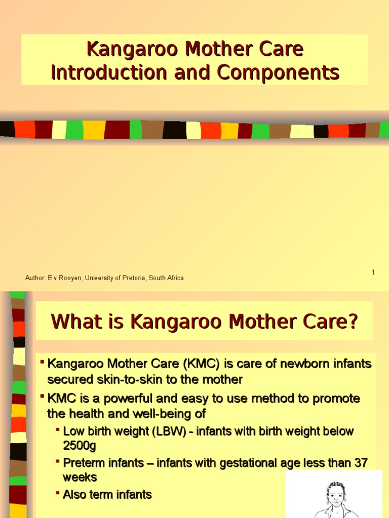 Overview of Kangaroo Mother Care | PDF | Infants | Neonatal Intensive ...