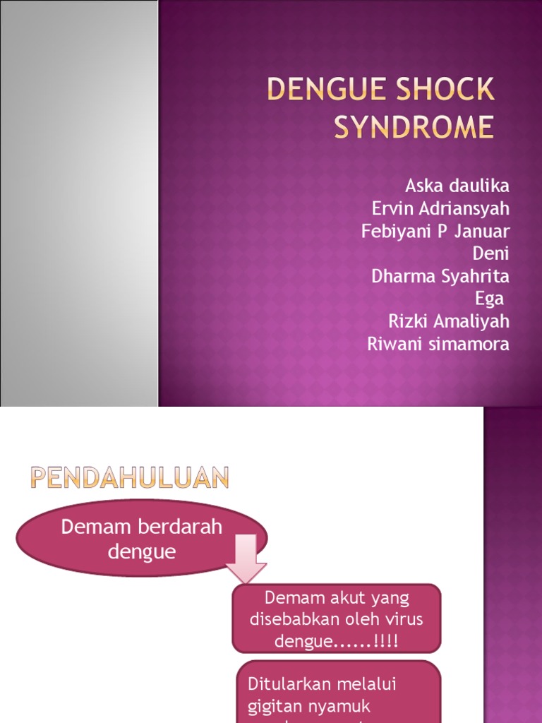 Dengue Shock Syndrome | PDF