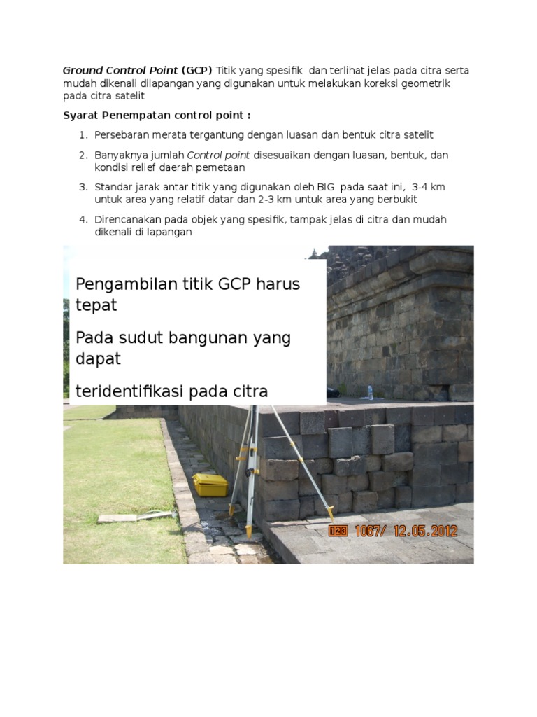 Titik Ground Control Point | PDF | Sains & Matematika | Komputer