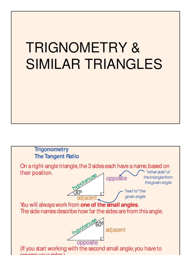Trigonometry for Students | PDF | Trigonometry | Trigonometric Functions