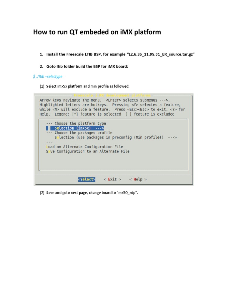 How To Run QT Embed Ed On Imx Platform | PDF | Utility Software ...