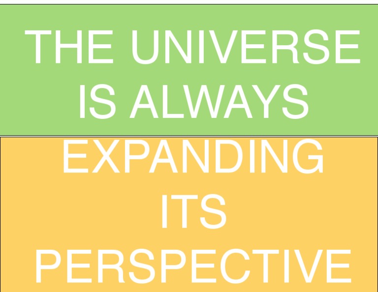 Expanding Perspectives of the Universe | PDF