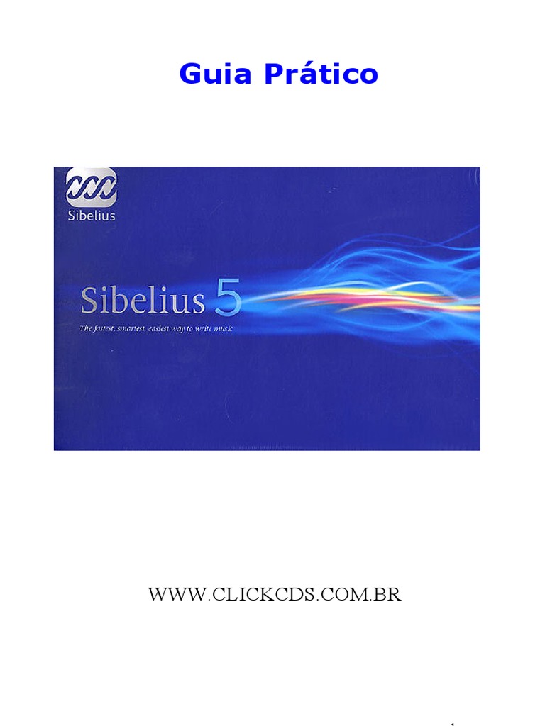 Manual Sibelius 5 Portugues | PDF | Teclado de computador | Janela ...