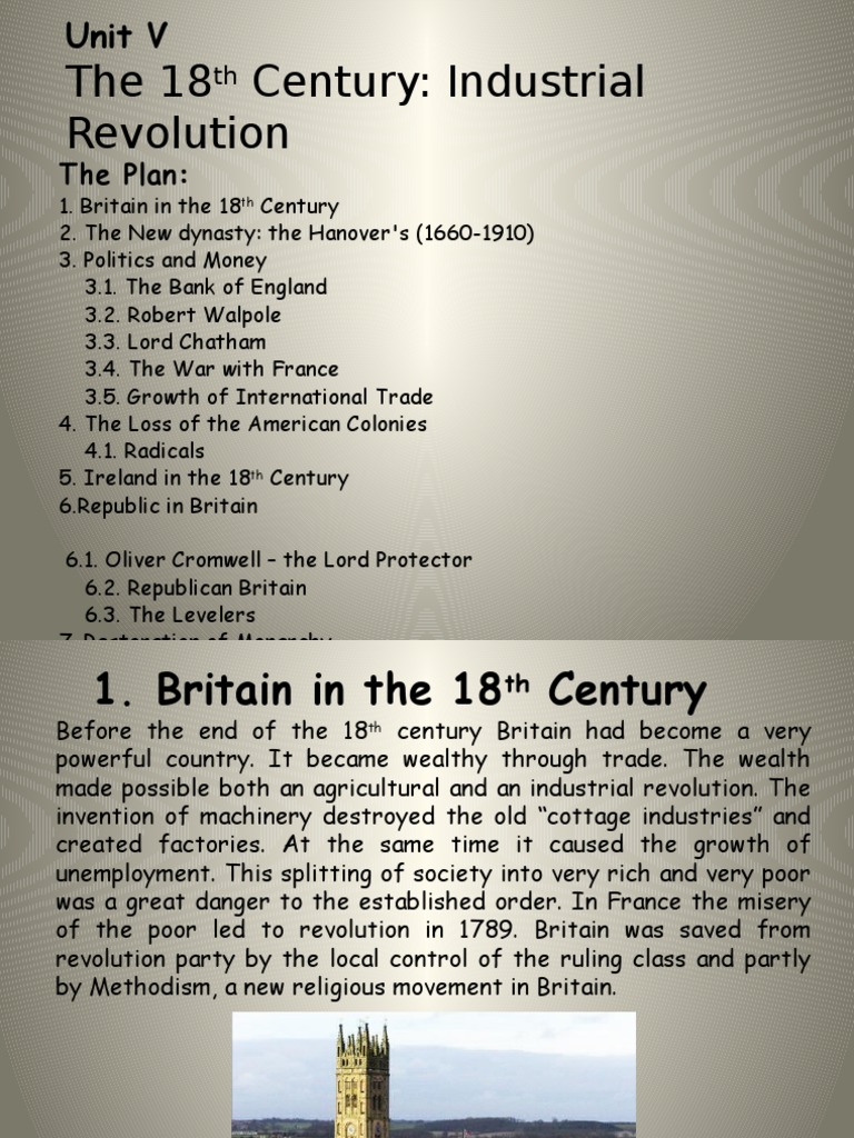 Britain in the 18th Century: Power & Change | PDF | Charles Edward ...