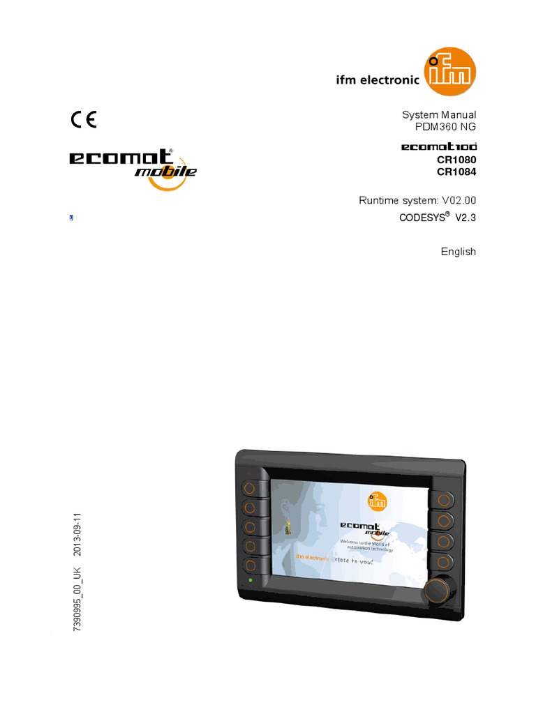 Ifm Ecomat | Download Free PDF | Electrical Connector | Input/Output
